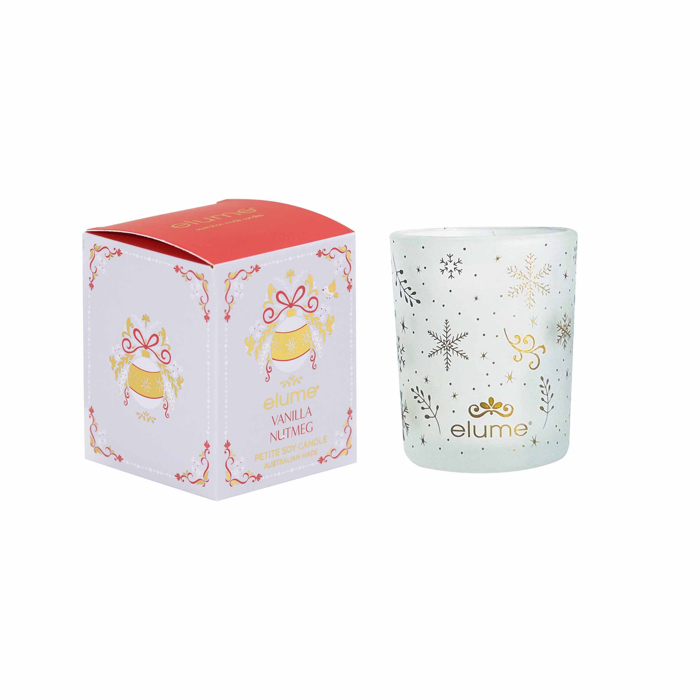 Vanilla Nutmeg Petite Soy Christmas Candle